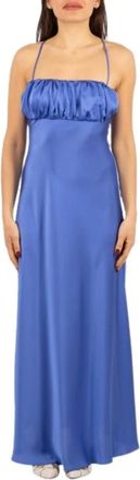 Hanita Femme, Robes, Bleu, Taille: 38 FR H.v3830.4610