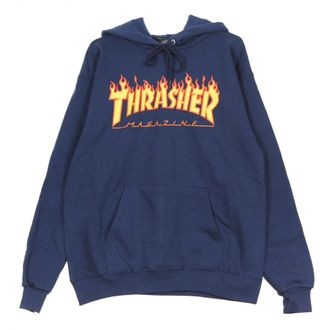 Thrasher Flammenh&ouml;fen - - Sweatshirts & Hoodies - Herren - Blau - XL
