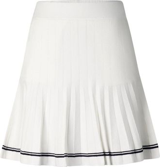 Bogner Strickrock Myra f&uuml;r Damen - Wei&szlig; - 34