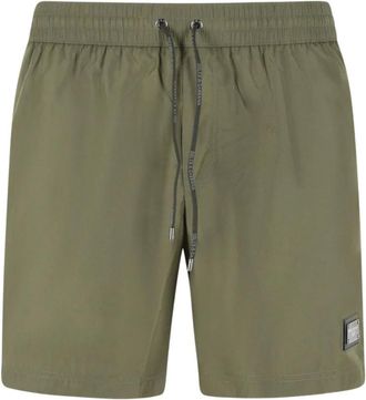 Dolce & Gabbana Homme, Maillots de bain, Vert, Taille: XL Short de bain
