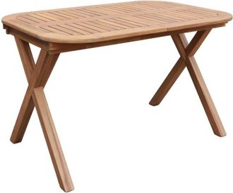 Sweeek Table de jardin extensible bois dacacia 4-6 places 120/180cm naturel - Tanzo