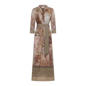 Pierre-Louis Mascia Diomedes G&uuml;rteltkleid - - Dresses - Damen - Beige - L
