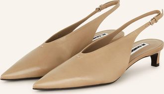 Jil Sander Slingpumps beige