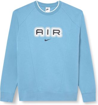 Nike Homme Air Sweatshirt, Blau/Wei&szlig;, XL