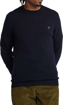 Timberland MAGLIE Uomo TIMBERLAND TB0A2BFH - MERINO CREW Z021 DARK SAPPHIRE/DARK DENIM