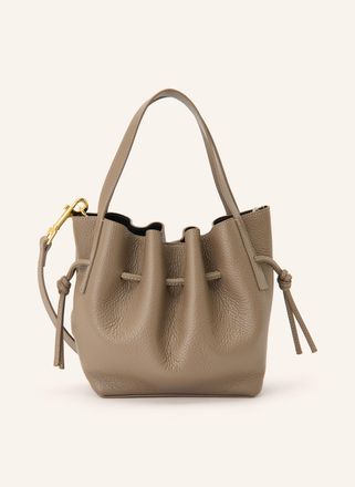 Yuzefi Yuzefi Beuteltasche Scallop Mini beige