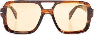 Eyewear by David Beckham Homme, Accessoires, Orange, Taille: ONE Size DB 7151/S Lunettes de soleil