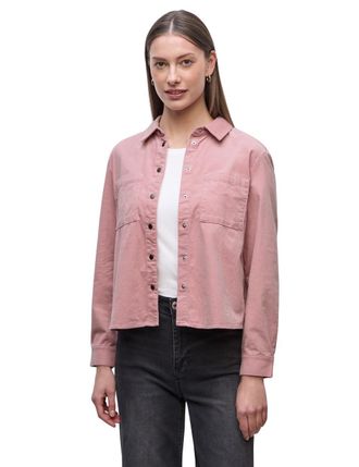 Street One Damen 3412292 Cordmix Bluse, Powder pink, 42