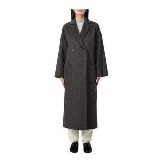 Agnona Femme, Manteaux, Brun, Taille: 40 FR Vestes