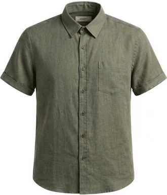 40weft 40Weft, Homme, Chemises, Vert, Taille: XL Camicia mezza manica taschino