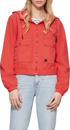 QS by s.Oliver Blouson aus Baumwolle mit Kapuze