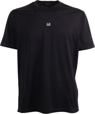 C.P. Company C.p. Company, Homme, Tops, Noir, Taille: M Logo T-Shirt