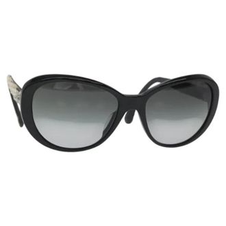 Chanel Pre-owned Plastik sonnenbrillen - - Pre-owned - Damen - Schwarzk - ONE SIZE