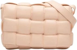 Bottega Veneta Sac bandouli&egrave;re Cassette matelass&eacute; Pre-owned - Femme - Pre-owned - Beige - Taille: ONE Size