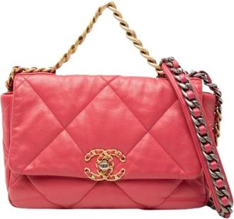 Chanel Pre-owned Sac 19 Moyen Mod&egrave;le - Femme - Pre-owned - Rose - Taille: ONE Size
