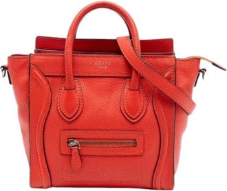 Celine Pre-owned Luggage Tote - Femme - Pre-owned - Orange - Taille: ONE Size