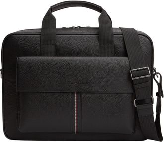 Tommy Hilfiger Herren Th Central Computer Bag Am0am14166 Computertasche, Black (Black)
