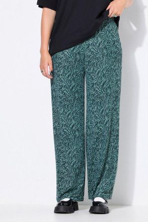 STUDIO UNTOLD Schlupfhose Meshhose Wide Legs HighWaist Mesh mit Zebra