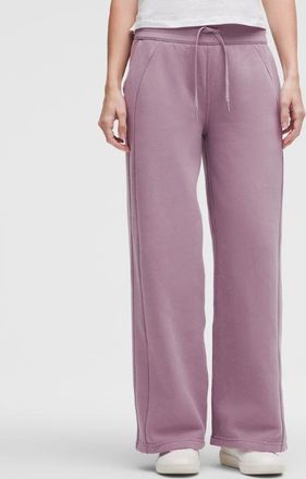 lululemon Scuba Hose mit weitem Bein und mittelhohem Bund Regular f&uuml;r Frauen - Gr&ouml;&szlig;e 3XS in Lavender Lux