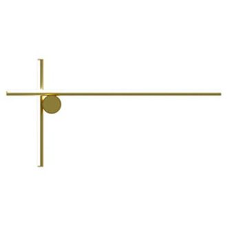 FLOS [NEUWERTIG] B-Ware Flos Wandleuchte Leuchte Led Coordinates Champagner Aluminium Diffusor 80 Cm