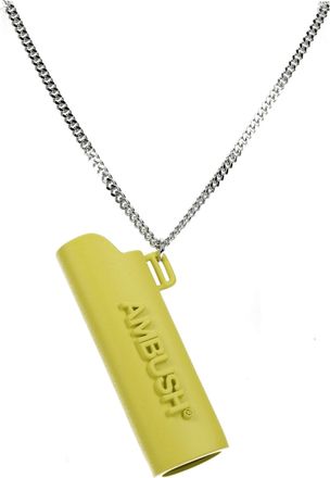 AMBUSH Gift Ideas Porte-briquet Homme Jaune M&eacute;tal