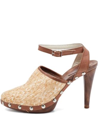 Dolce & Gabbana Sandalen mit Absatz 100mm - Nude