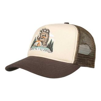 Santa Cruz Santa Cruz Screaming Grizzly Casquette en maille filet Marron/marron clair, marron, Taille unique