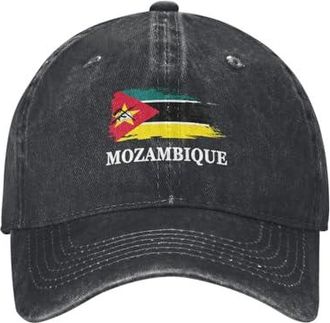 Generic Casquette De Sport,Brossez Le Drapeau Mozambicain du Mozambique,Mode Casquette Baseball Anti UV Bonnet De Golf pour Sport Homme Outdoor