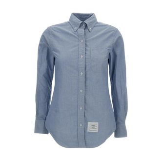 Thom Browne Oxford Shirt - - Blouses & Shirts - Damen - Blau - S