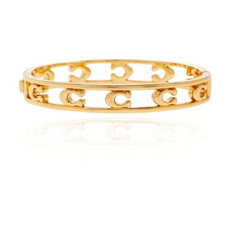 Coach Femme, Accessoires, Jaune, Taille: ONE Size Bracelet Logo