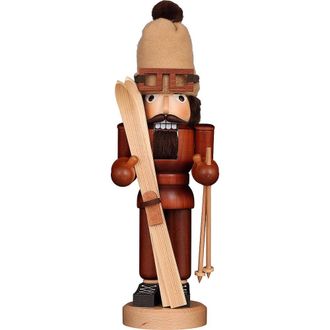 Christian Ulbricht Nussknacker Skifahrer Natur - 43 cm