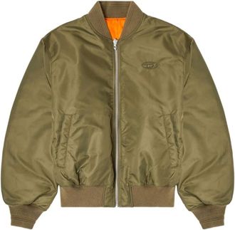 Diesel Homme, Vestes, Vert, Taille: XL Giacca bomber W-Type-D1