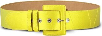Odeeh square-buckle belt - Jaune