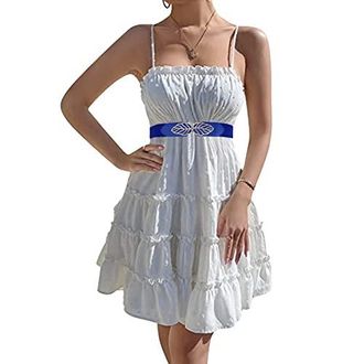 Generic Ceinture &eacute;Lastique Femme - Ceinture Large &Eacute;lastique pour Femmes Boucle Feuilles D&eacute;corative Tunique Robe Pull Manteau Taille Confortable