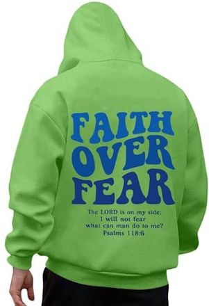 Generic Sweat a Capuche Homme Hooded Sweatshirt Sweats &agrave; Capuche Homme Manches Longues avec Imprim&eacute; Graphique Avant et Arri&egrave;re pour Look Relax&eacute;