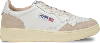 Autry Leder-Sneakers mit Wildleder-Eins&auml;tzen - - Shoes - Herren - Wei&szlig; - 44 EU