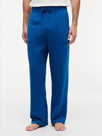Tommy Hilfiger Pantalon de pyjama textur&eacute; &agrave; drapeau brod&eacute;