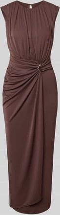 Swing Slim Fit Maxikleid mit Raffungen