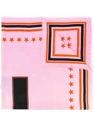Givenchy foulard imprim&eacute; 17 - Rose