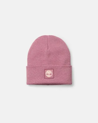 Timberland Ton-in-Ton gehaltene M&uuml;tze mit Aufn&auml;her in Pink, Pink