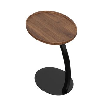 Generic Einfacher Nachttisch, Sofa Armlehne Tablett Tisch, Snack Beistelltisch for Bett oder Stuhl, Nachttisch, C-f&ouml;rmiger Endtisch for kleine R&auml;ume, Aussehen