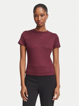 Guess T-Shirt W5BP07 KCGM2 Dunkelrot Regular Fit