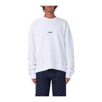 Msgm Rundhals-Sweatshirt - - Sweatshirts & Hoodies - Herren - Wei&szlig; - XL
