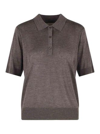 Loulou Studio Poloshirt - Braun