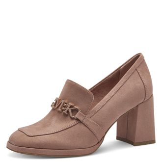 Marco Tozzi by Guido Maria Kretschmer Damen Trotteur mit Blockabsatz Elegant, Beige (Nude), 41 EU