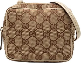 Gucci 2000-2015 GG Canvas crossbody bag - Braun