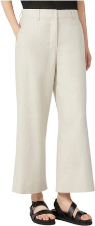 Max Mara Femme, Pantalons, Beige, Taille: 36 FR Wide Pantalons