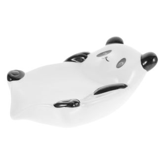Cabilock Keramik Seifenschale Panda Design Mit Ablaufsystem Seifenhalter F&uuml;r Bad Und K&uuml;che Stabil Und Verschlei&szlig;fest