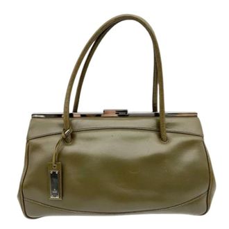 Gucci Sac bandouli&egrave;re vintage Pre-owned - Femme - Pre-owned - Vert - Taille: ONE Size