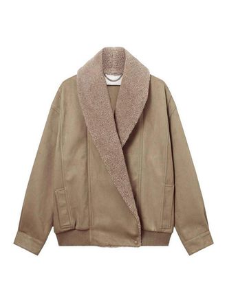 Stella McCartney Blouson En Cuir - Beige